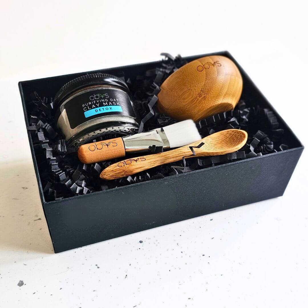 Purifying Oat Clay Face Mask Gift Set – Obvs Skincare